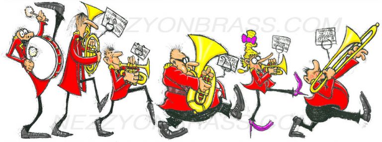 Gifts Ideas for Brass Band Players – Cartoon Mugs – nezzyonbrass.com